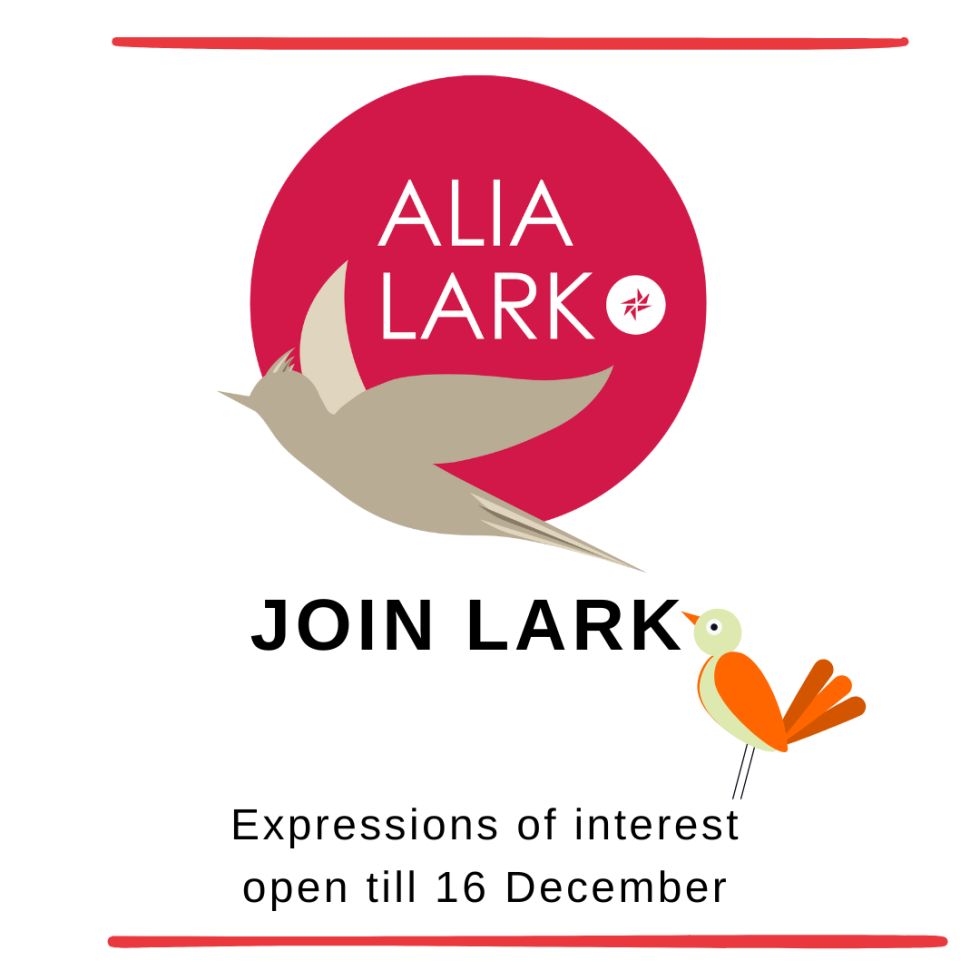 Invitation to join LARK | ALIA LARK